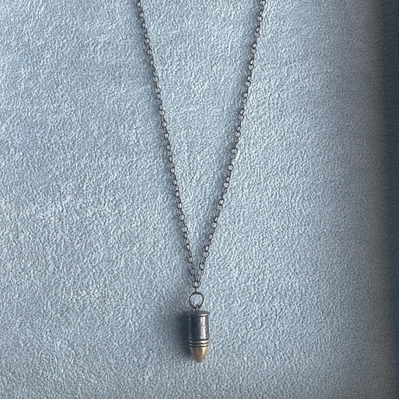 Lady Grey | Jewelry | Lady Grey Bullet Necklace | Poshmark